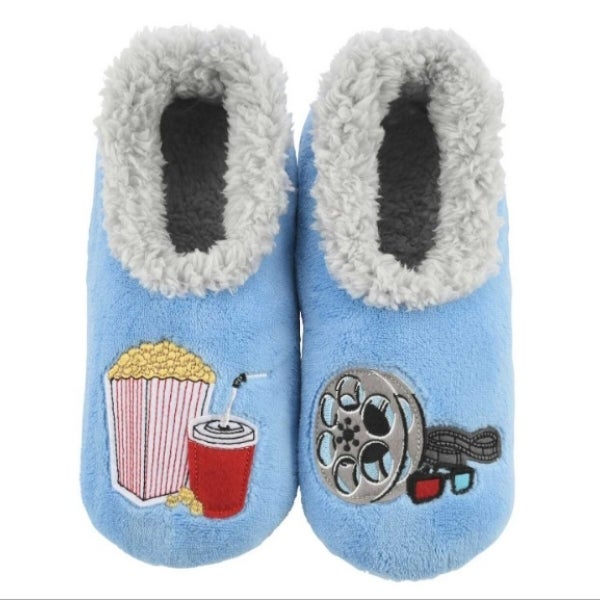 Snoozies- Movie Time Slippers | Threads & Legs